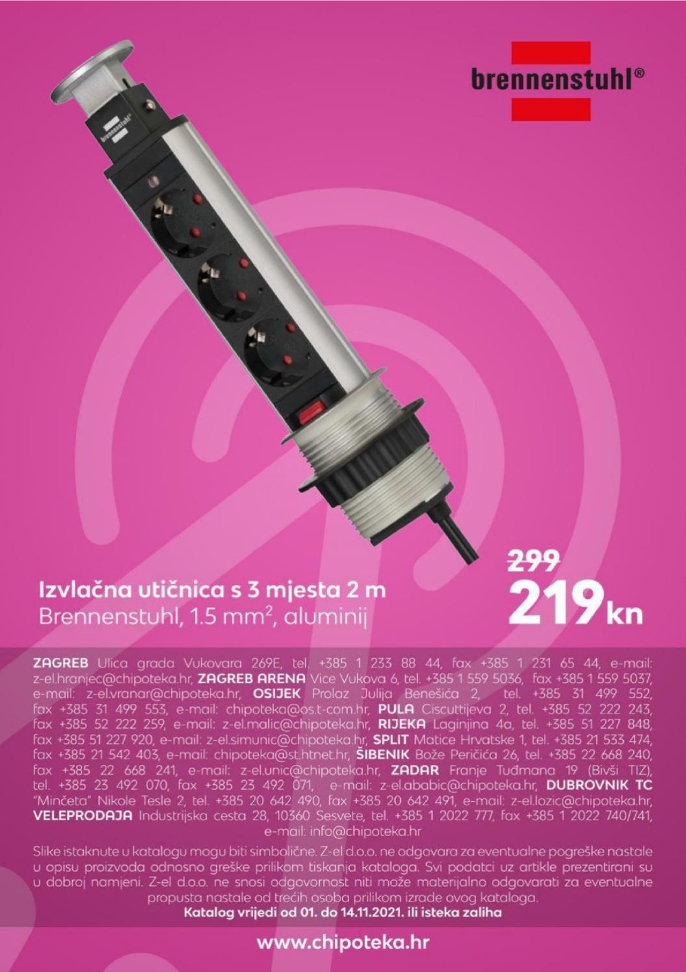 Chipoteka Katalog Akcija 01.11.-14.11.2021. - Njuškalo katalozi