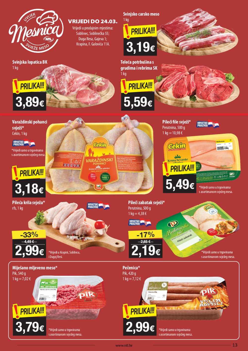 NTL katalog Akcija 20.03.-26.03.2024. Soblinec, Duga Resa, Krapina ...