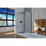 Tuš kabina STIL WALK IN 70x200 BLACK - Pevex - Akcija - Njuškalo katalozi