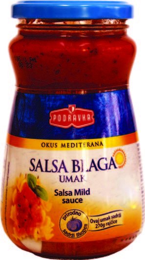 Umak salsa blaga Podravka 410 g - Tommy - Akcija - Njuškalo katalozi