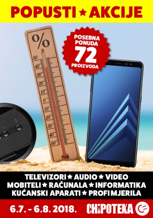 Chipoteka katalog Akcija 06.07.-06.08.2018. - Njuškalo katalozi