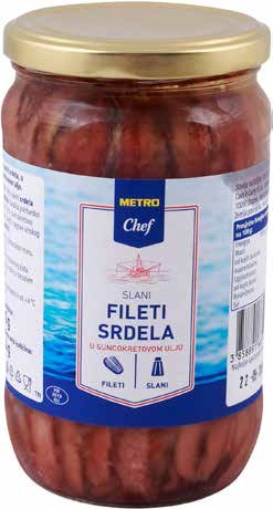 Srdele slane fileti Metro Chef 720 g - Metro - Akcija - Njuškalo katalozi