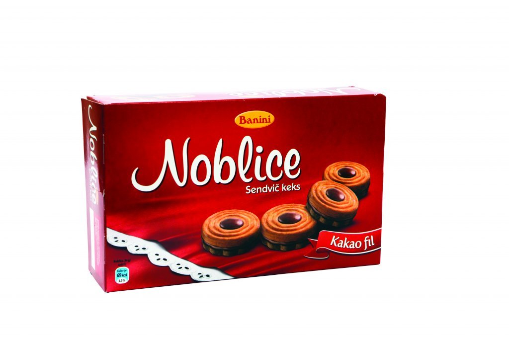 Keks Banini Noblice 250g - Plodine - Akcija - Njuškalo katalozi