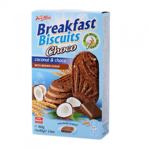 Keksi Koestlin Breakfast Biscuit Coconut & Choco 160g - Žabac Food ...