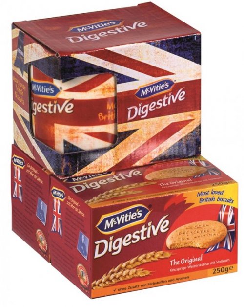 Keks Digestive McVitie’s Original, 2x250g + šalica na poklon - Akcija ...