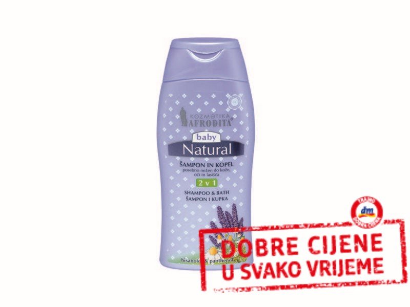 Šampon i kupka Afrodita baby Natural 200 ml - Akcija - Njuškalo katalozi
