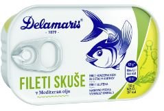 Skuša fileti u mediteranskom ulju Delamaris 125g - Akcija - Njuškalo ...
