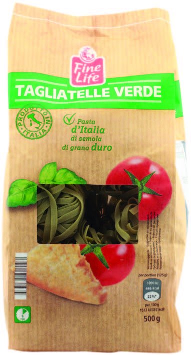 Tjestenina Tagliatelle verde Fine Life 500 g - Metro - Akcija ...