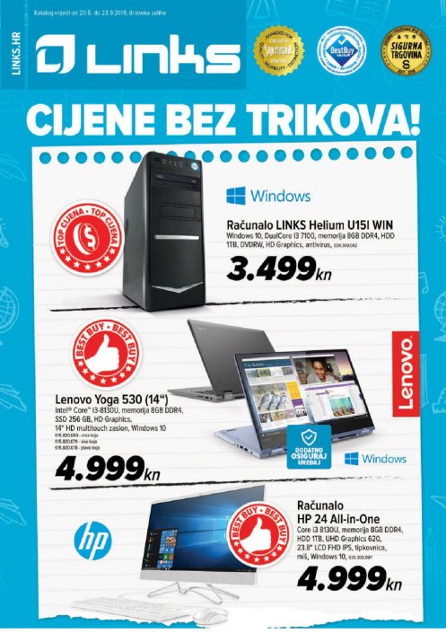 Links katalog Akcija 20.08. - 23.09.2018. - Njuškalo katalozi
