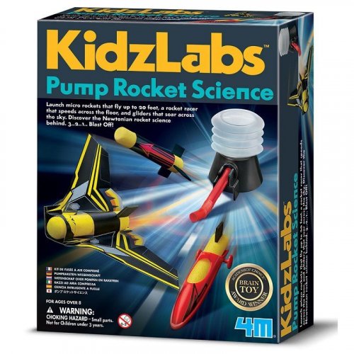 Kreativni set 4M, Kidz Labs, Pump Rocket Science, znanost o raketama ...