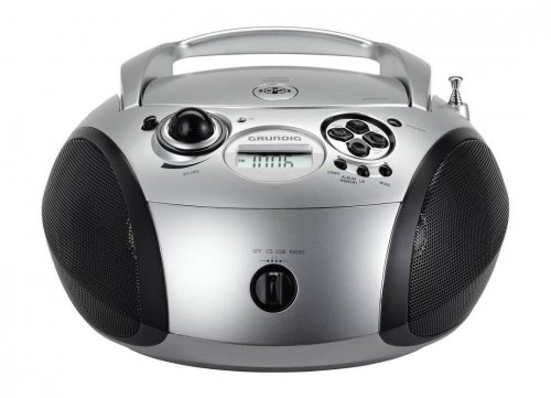 Prijenosni CD radio prijemnik GRUNDIG RCD 1445 USB srebrno-crni ...