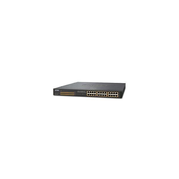 Planet Fnsw-2400ps web,smart ethernet poe switch 24-port 10,100mbps ...