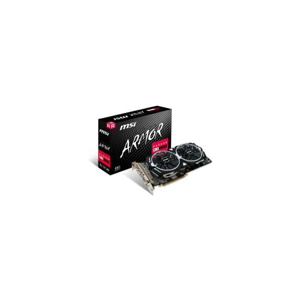 Grafička kartica Msi amd radeon rx580 armor 8g oc, 8gb gddr5/256-bit ...