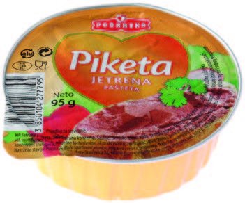 Čajna ili jetrena ili pileća pašteta Piketa Podravka 95 g - Akcija ...