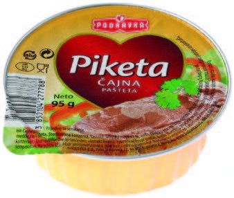 Čajna ili jetrena ili pileća pašteta Piketa Podravka 95 g - Akcija ...