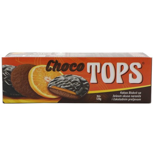 Biskvit choco Tops 120 g - Akcija - Njuškalo katalozi