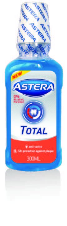 Vodica za ispiranje usta Active+Total Astera 300ml - Bipa - Akcija - Njuškalo katalozi