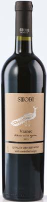 Vino kvalitetno crno Vranec Stobi 0,75 l - Akcija - Njuškalo katalozi