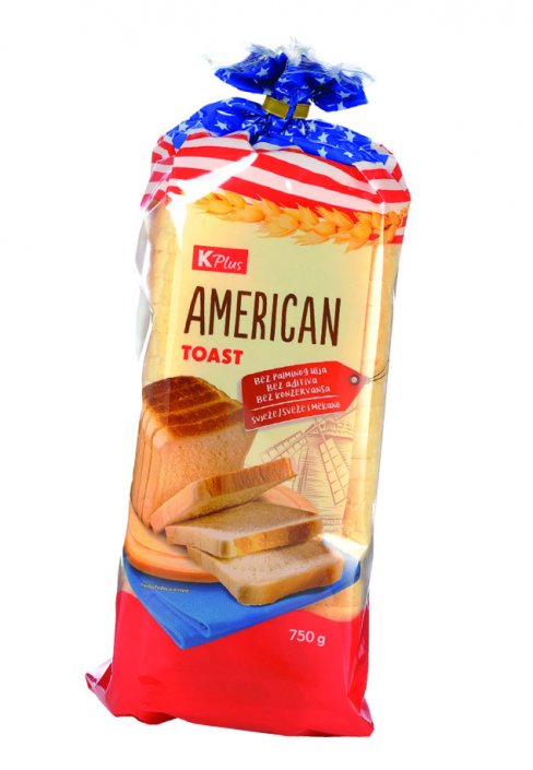 Toast American K Plus 750 g - Akcija - Njuškalo katalozi