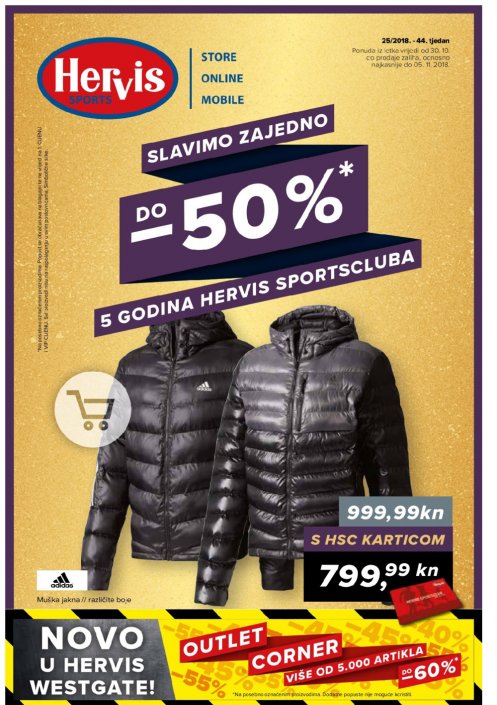 Hervis Letak 5 godina Hervis Sportscluba - Njuškalo katalozi