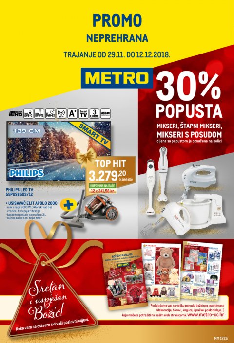 Metro katalog Akcija Neprehrana 29.11.-12.12.2018. Jankomir i Sesvete - Njuškalo katalozi