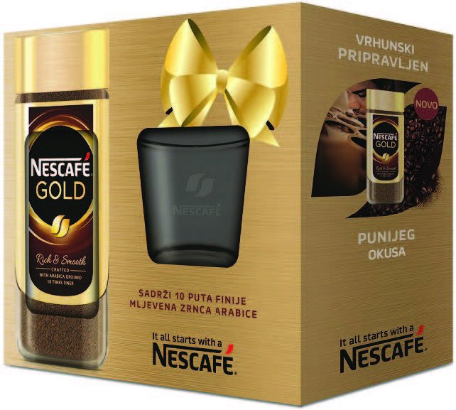 Nescafe Gold 200 g + čaša gratis set - Akcija - Njuškalo katalozi