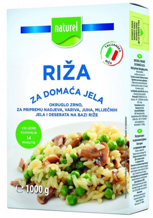 Riža Naturel 1 kg - Akcija - Njuškalo katalozi