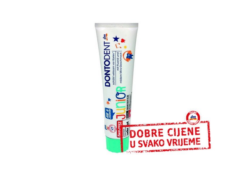 Pasta za zube Junior Dontodent 100ml - Akcija - Njuškalo katalozi Pasta za zube Junior Dontodent 100ml - Akcija - Njuškalo katalozi