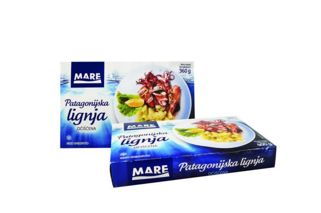 Lignja Patagonjska očišćena Mare 400 g - Trgovina Krk - Akcija ...