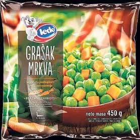 Smrznuto povrće grašak mrkva Ledo 450 g - KTC - Akcija - Njuškalo katalozi