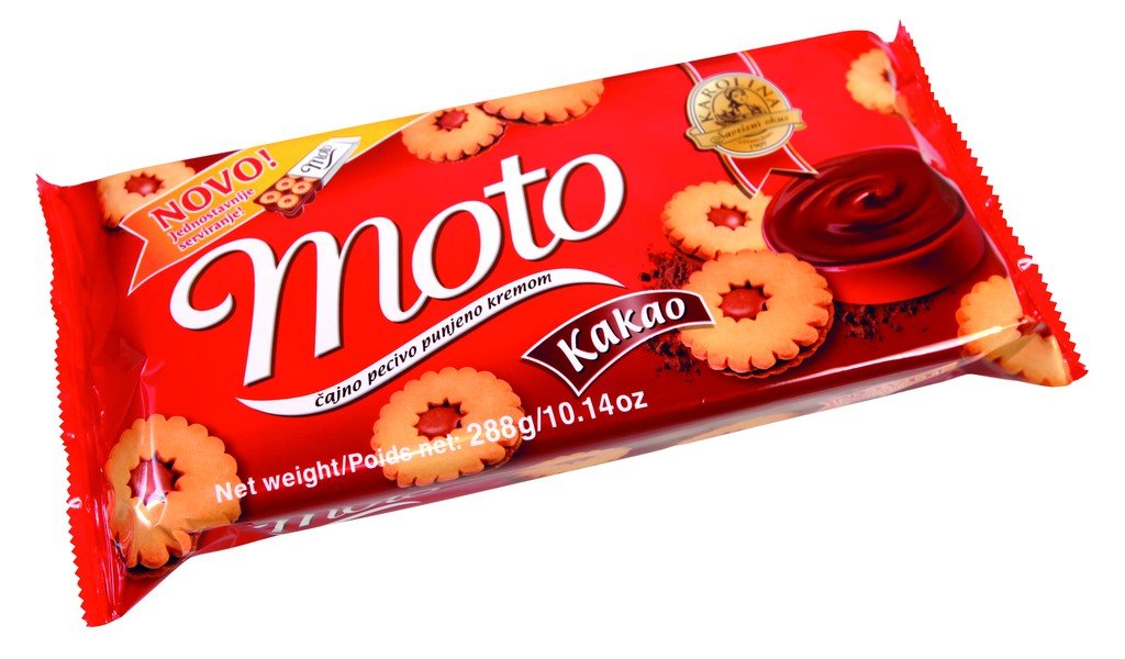 Keks Motto razne vrste 288 g - Akcija - Njuškalo katalozi