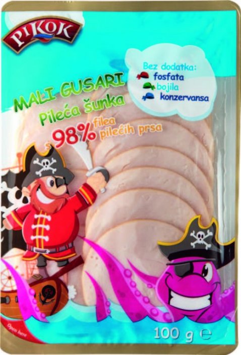 Šunka kuhana pileća Mali gusari Pikok 100 g - Lidl - Akcija - Njuškalo ...