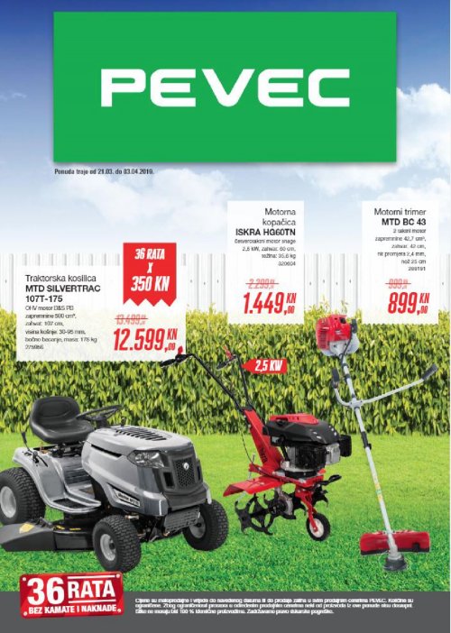 Pevec katalog Akcija 21.03.-03.04.2019. - Njuškalo katalozi