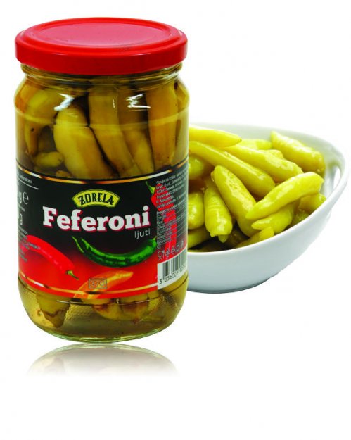 Feferoni ljuti ili blagi Zorela 180 g - Studenac - Akcija - Njuškalo ...