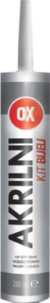 Akrilni kit OX 280 ml - Profi baucentar - Akcija - Njuškalo katalozi