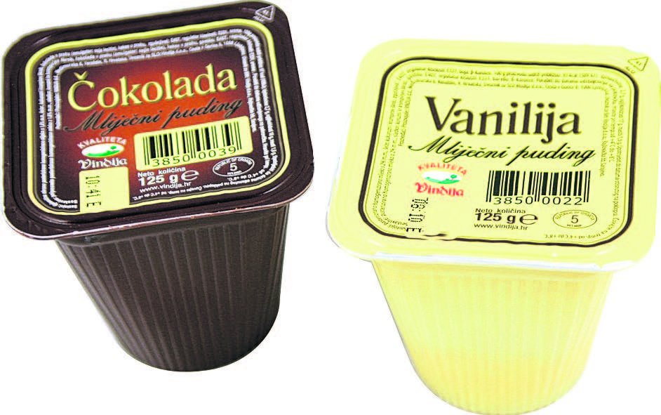 Puding čokolada ili vanilija Vindija 125 g - KTC - Akcija - Njuškalo ...
