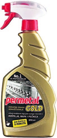 Sredstvo za čišćenje Permetal gold 650ml - KTC - Akcija - Njuškalo katalozi