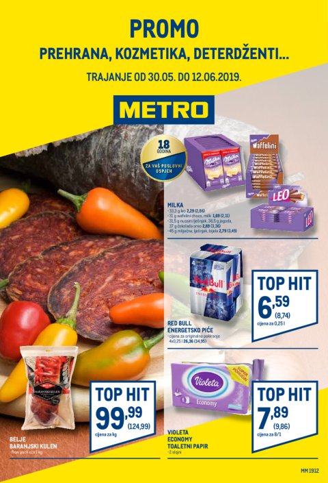 Metro katalog Promo prehrana 30.05.2019.-12.06.2019. - Njuškalo katalozi