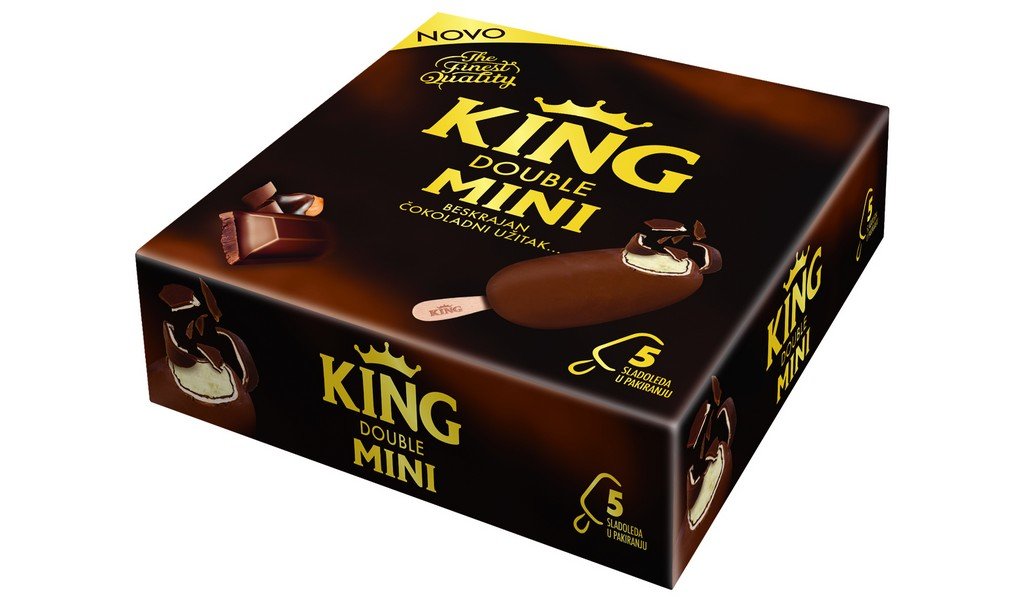 Sladoled King Double mini Ledo 4x60 ml - Akcija - Njuškalo katalozi