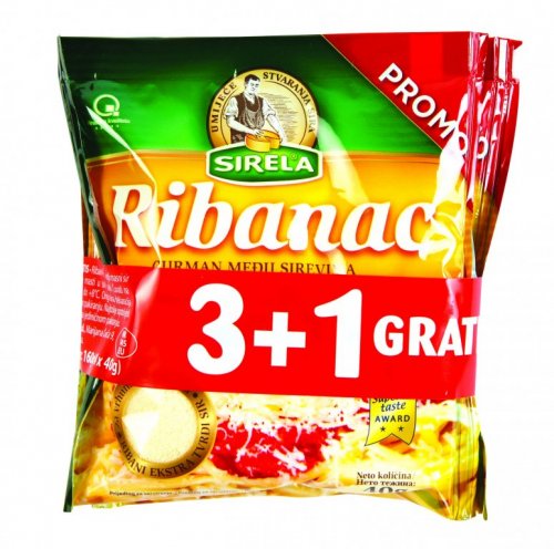 Svježe ribani sir Ribanac Sirela 4x40g - Plodine - Akcija - Njuškalo ...