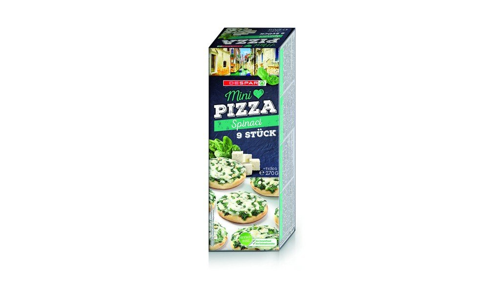 Mini pizza Despar razne vrste 9x30 g - Akcija - Njuškalo katalozi