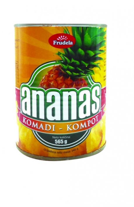 Kompot ananas kolutići Frudela ocijeđena masa 340 g - Studenac - Akcija ...