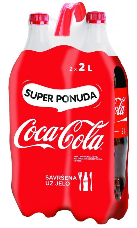 Gazirano piće Coca-Cola 2x2l - Akcija - Njuškalo katalozi
