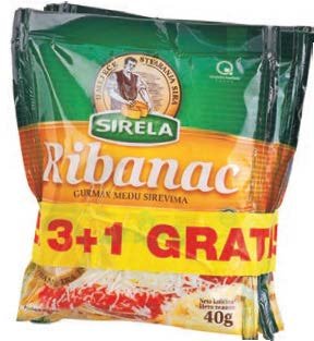 Ribanac Sirela 4x40 g - Kaufland - Akcija - Njuškalo katalozi