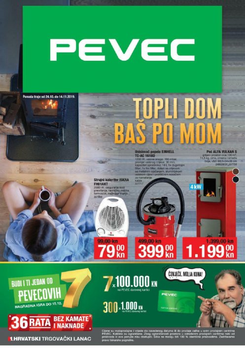 Pevec katalog Akcija 24.10.-14.11.2019. - Njuškalo katalozi