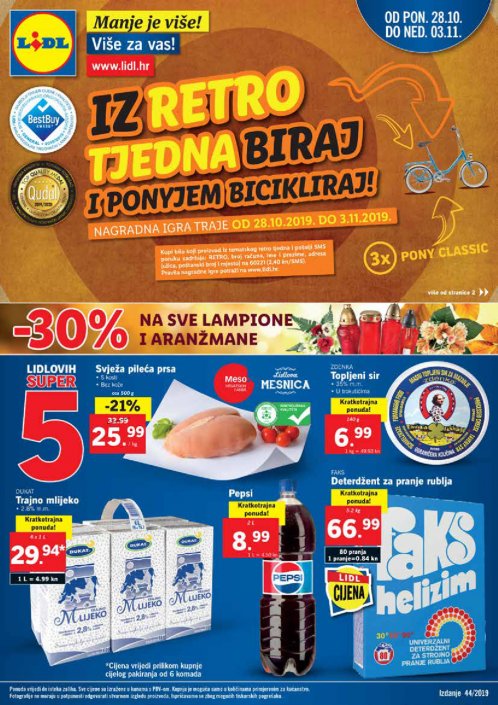 Lidl katalog Retro tjedan 28.10.-03.11.2019. - Njuškalo katalozi