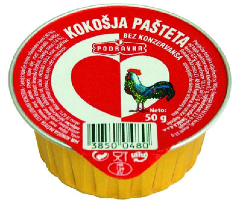 Pašteta razne vrste Podravka 50 g - Akcija - Njuškalo katalozi