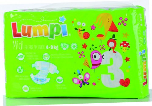 Dječje pelene mega pack razne veličine Lumpi - Akcija - Njuškalo katalozi