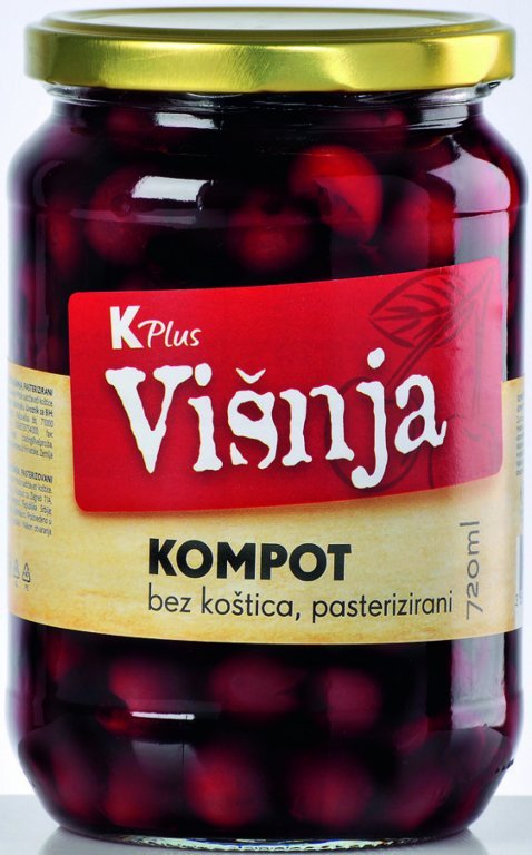 Kompot višnja bez koštica K Plus 340 g - Akcija - Njuškalo katalozi
