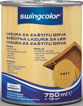 Zaštitna lazura za drvo Swingcolor 750ml - Bauhaus - Akcija - Njuškalo ...